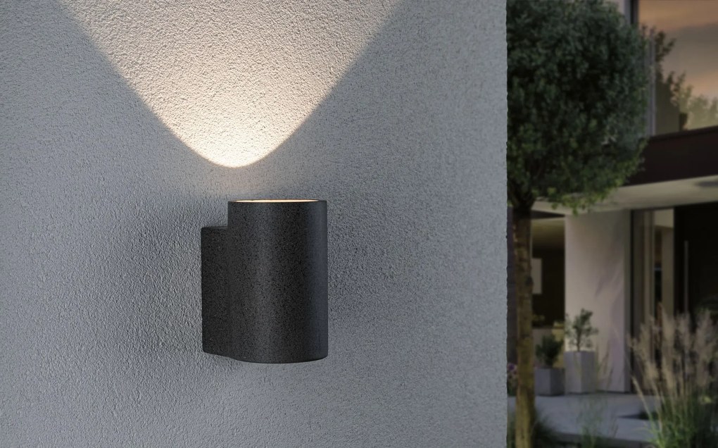 P 94500 Venkovní venkovní nástěnné svítidlo Concrea 170mm IP65 6,8W 3.000K - PAULMANN