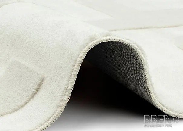 Breno Kusový koberec POMPEI 1614 Cream, 160x230 cm, Bílá