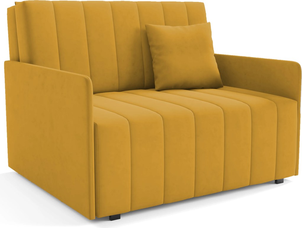 Eka Pohovka NERO II, 120 cm Barva látky: Růžová (Kronos 29)