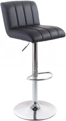 Barová židle G21 Malea black, koženková, prošívaná OEM