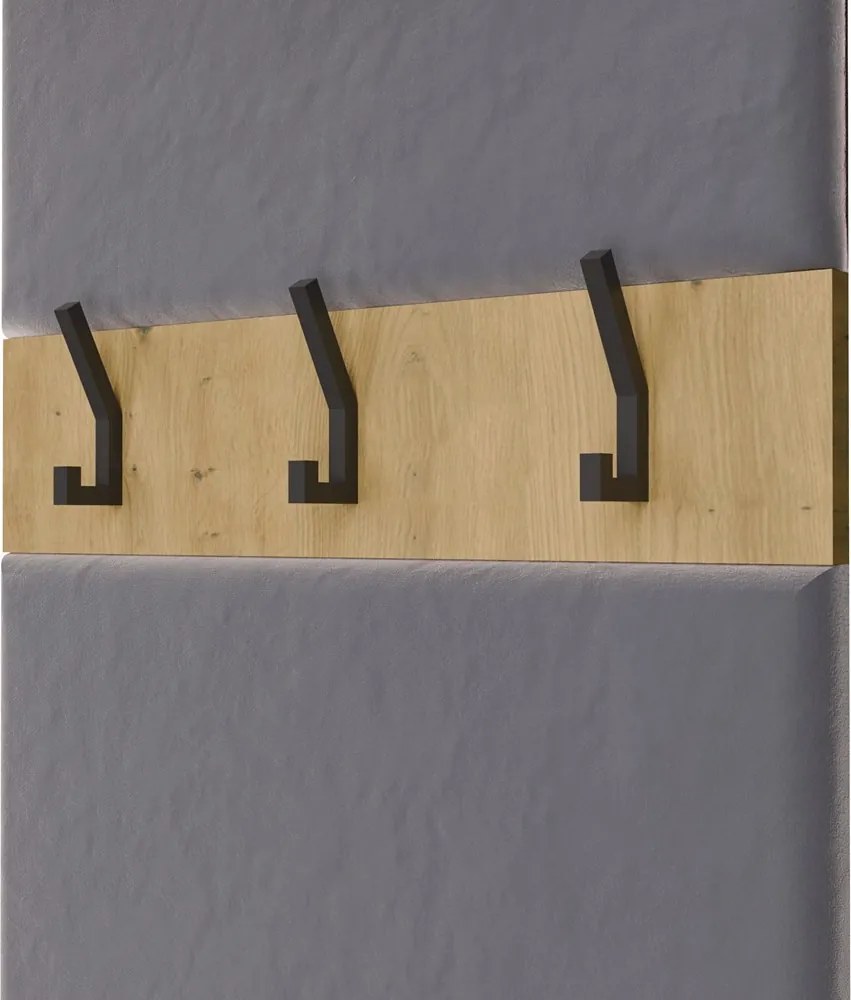 Předsíňová stěna HAGA 2W 100 cm dub Artisan