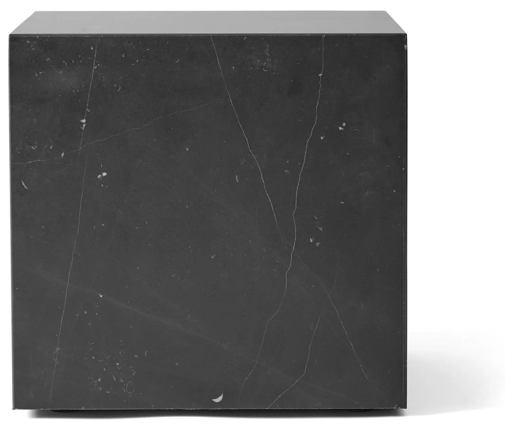 AUDO (MENU) Odkládací stolek Plinth Cubic, Black Marble