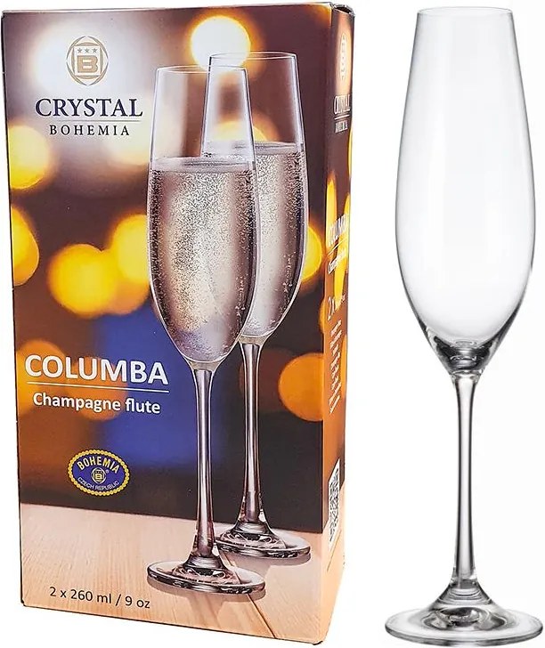 BOHEMIA COLUMBA SKLAD NA ŠAMPAŇSKÉ 260ML SADA 2KS