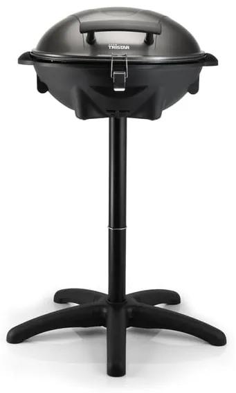 Černý elektrický stolní i stojanový gril Tristar, příkon 2200W