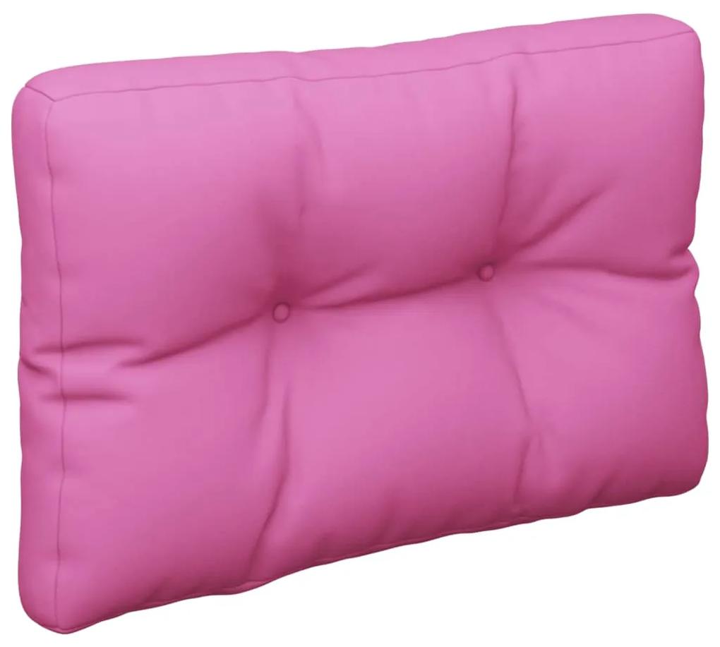 Poduška na palety růžová 60 x 40 x 12 cm textil - Default Title