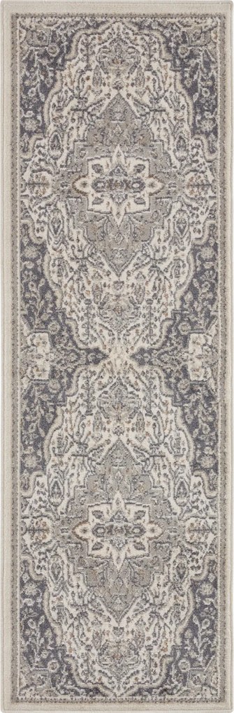 Hanse Home, Běhoun Terrain 105605 Orken Cream Grey, 80x200, béžová, ložnice