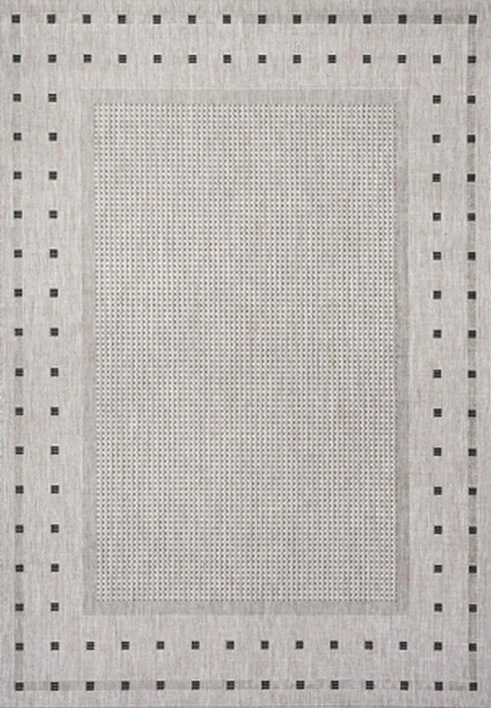 Kusový koberec FLOORLUX 20329 silver/black 200x290cm