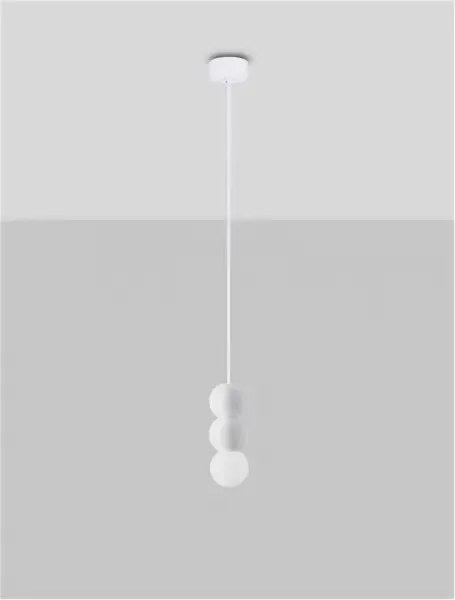 LED bílý moderní lustr Zero