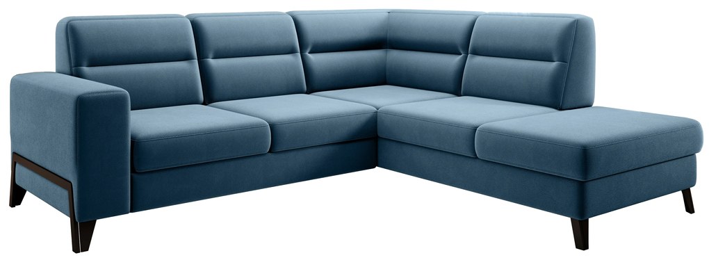 Rohová sedačka Clarice (modrá) (P). 1044528