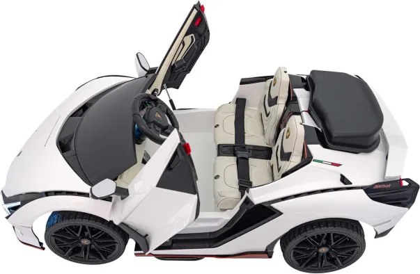 Elektrické autíčko Lamborghini SIAN bílé
