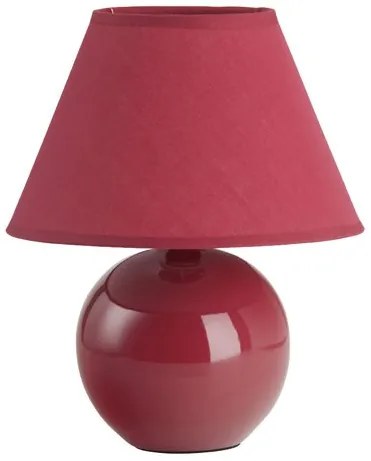 Stolní lampa PRIMO 1 x E14 červená
