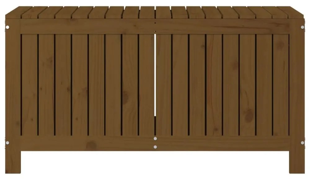 Petromila Zahradní úložný box medově hnědý 115x49x60 cm masivní borovice