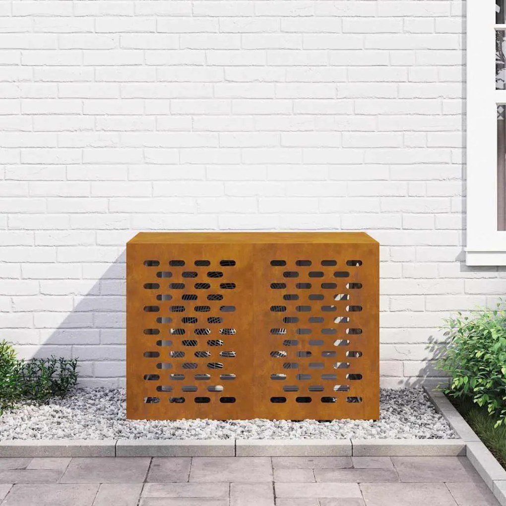 vidaXL Ochrana klimatizace Rezavá 100 x 50 x 70 cm [865903]
