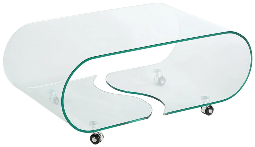 Konferenční stolek Fantome 90cm sklo