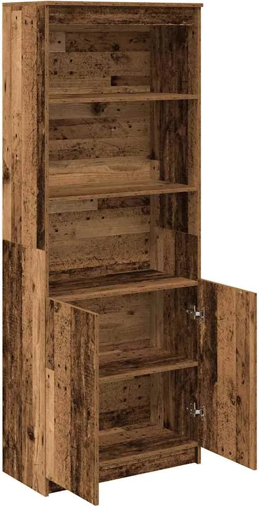 Skříň highboard Staré dřevo 70x35x180 cm kompozitní dřevo 3328478