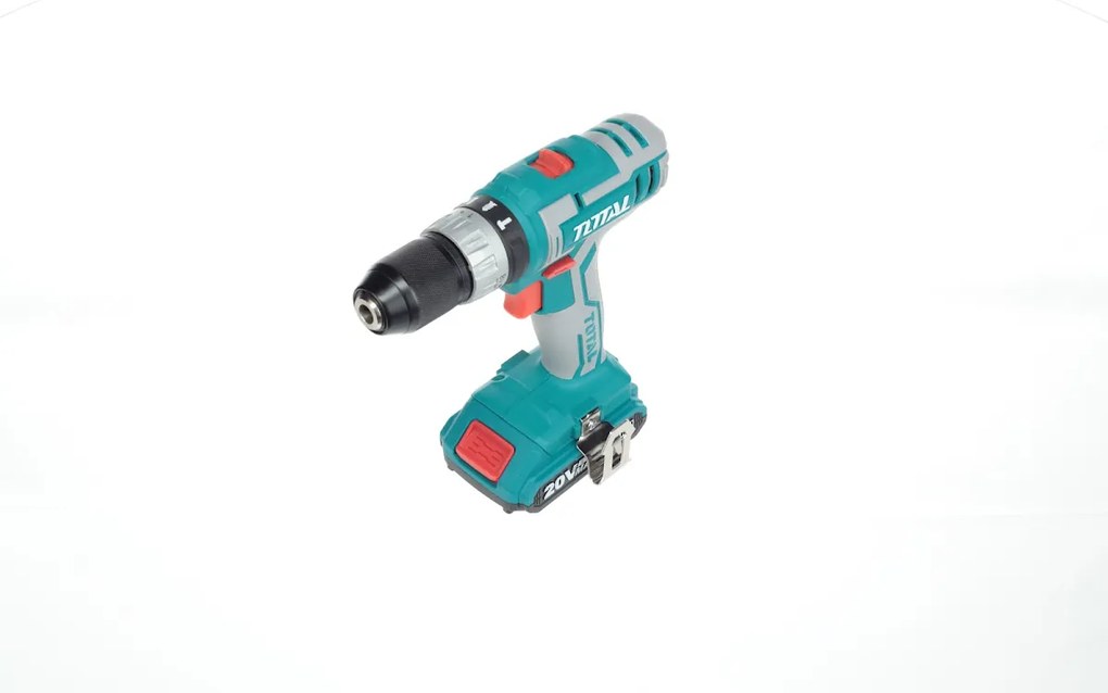 Vrtací šroubovák aku s příklepem, 20 V Li - ion (2x), 2000 mAh, v tašce, sada 50 ks TOTAL TIDLI2002E