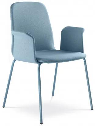 LD seating Konferenční židle SUNRISE 152,BR Barva kostry bílá kostra GALERIE - Čalounění LD seating KŮŽE 6 / Kůže 2021