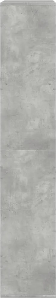 Knihovna betonově šedá 100 x 33 x 175 cm kompozitní dřevo 3309405