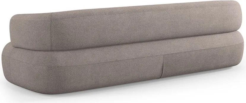 Světle hnědá pohovka z textilie bouclé 200 cm Jenny – Micadoni