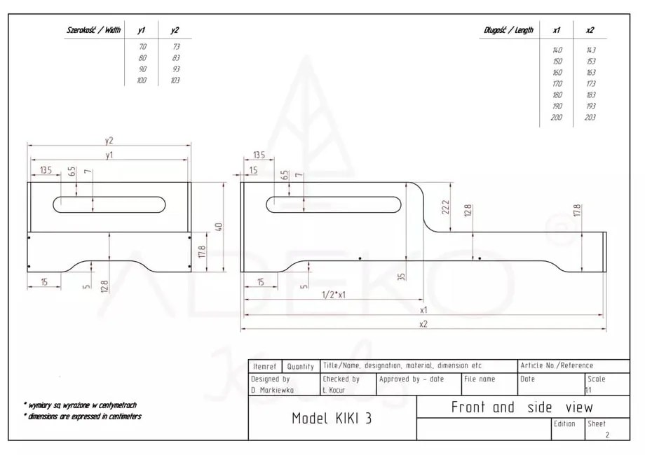 Dětská postel 90x190 cm Kiki 3 - Adeko