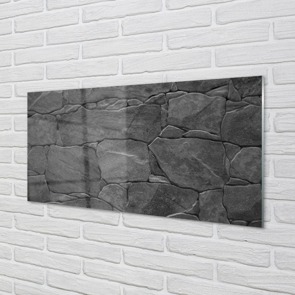 akrylový obraz Kamenná zeď wall 125x50 cm