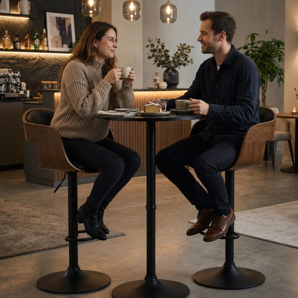 Dvoudílná barová sestava Kivo – černá
