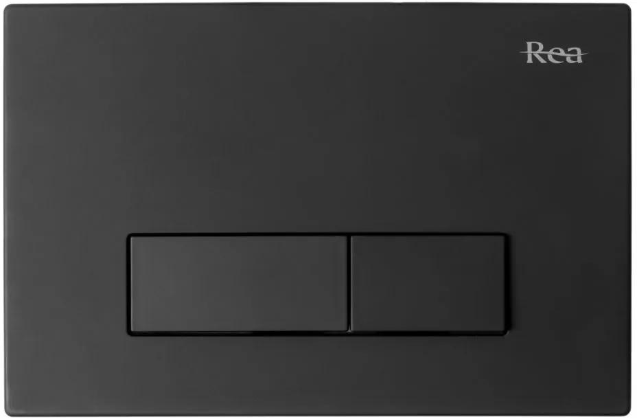 Rea splachovací tlačítko pro WC černá REA-E0111