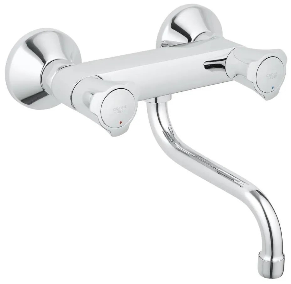 GROHE 31187001 - Dřezová nástěnná baterie COSTA L 200 mm lesklý chrom