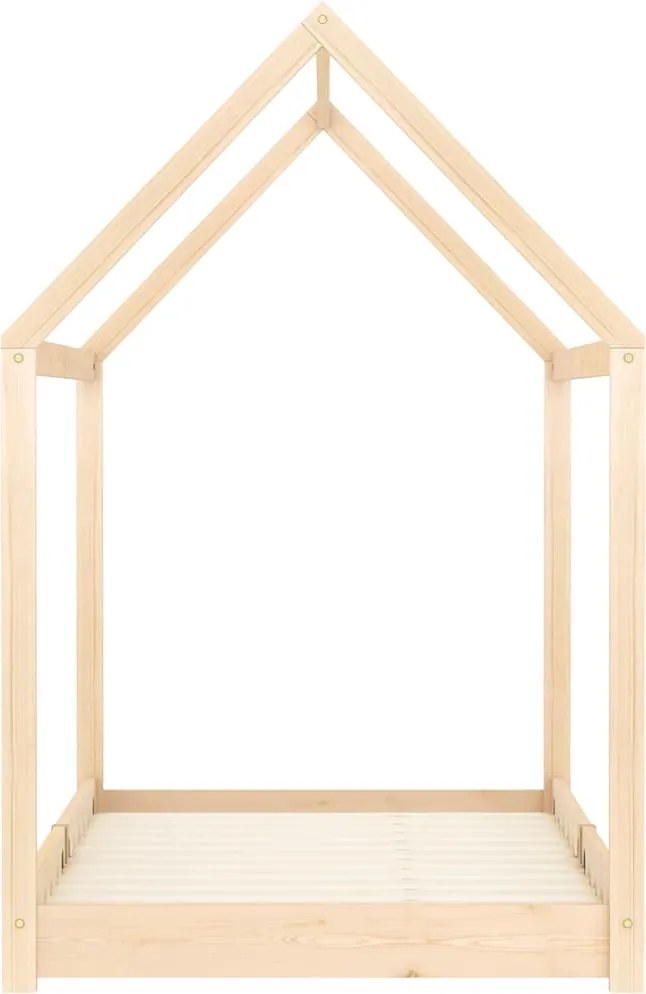 Rám dětské postele masivní borové dřevo 90 x 200 cm 283348