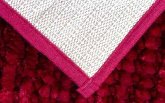 BO-MA, Koupelnová předložka Ella micro červená, 60x90, červená, koupelna