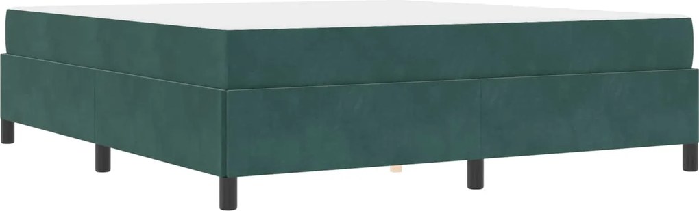 Rám postele Tmavě zelená 180 x 200 cm textil 3399081