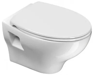 SAPHO CITY WC sedátko, druroplast, bílá/chrom (MSCITYN11)