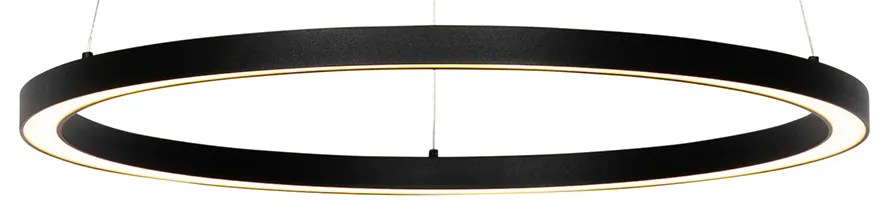 Závěsné svítidlo černé 60 cm včetně LED 3-stupňově stmívatelné - Girello