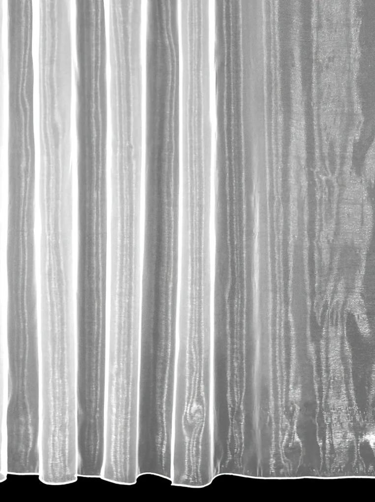 Mantis organzová záclona UNI 504/601 s olůvkem, bílá, výška 160cm ( v metráži)