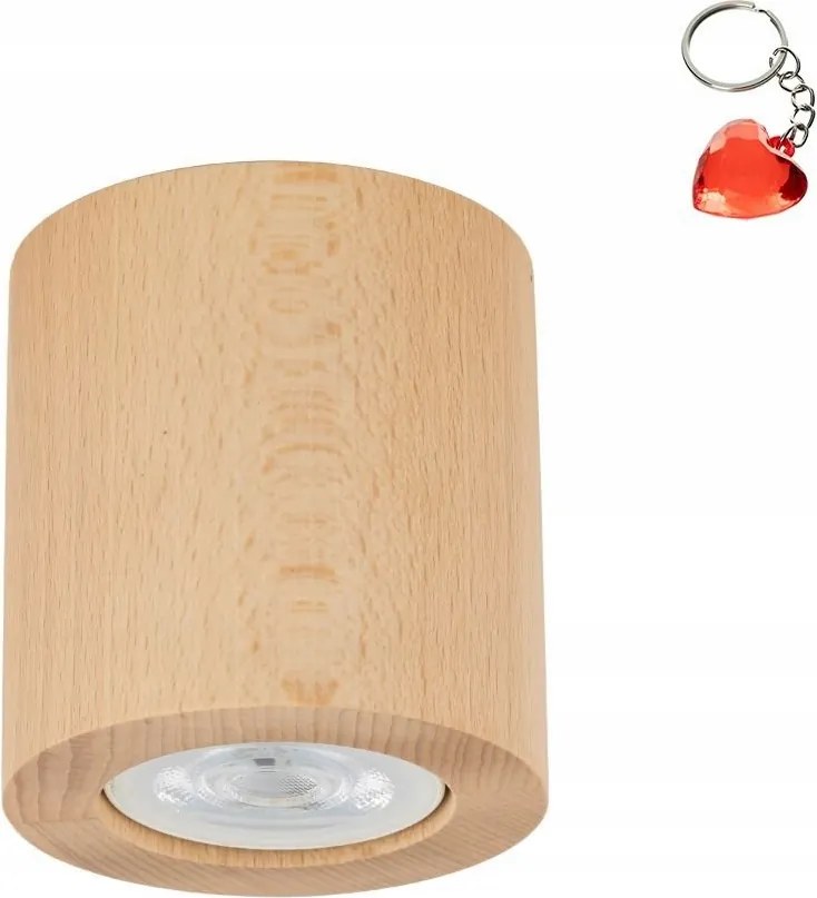 Přisazené svítidlo spot stropní tuba Eve Wood Buk 10121 Tk Lighting Dárek