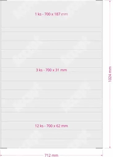 ACCEPT Hlavní orientační tabule ACS 006 (712 x 1024 mm) - stříbrná tabule