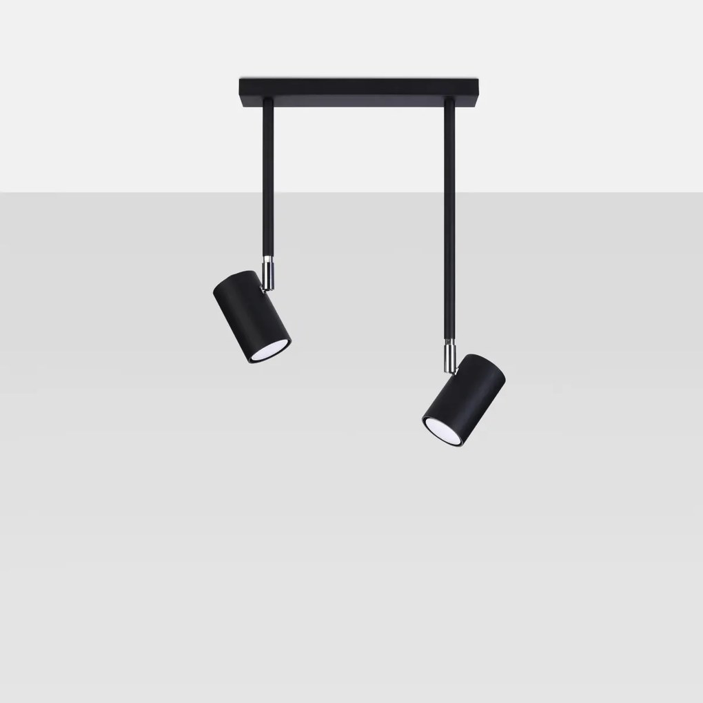 Sollux Lighting Stropní svítidlo NORANO 2 Černá