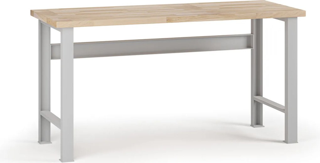 Dílenský pracovní stůl G7, buková spárovka, 1700 x 685 x 840 mm