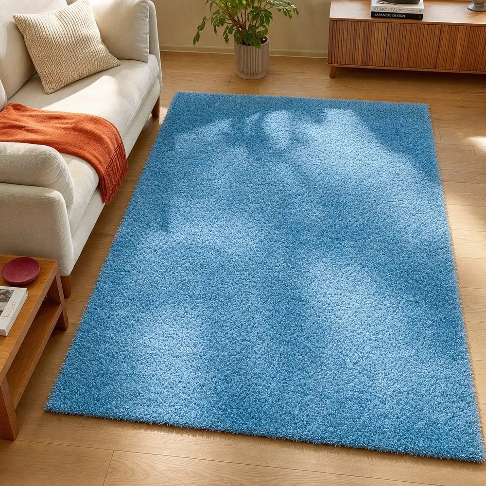 Modrý koberec Universal Aqua Liso, 100 x 150 cm