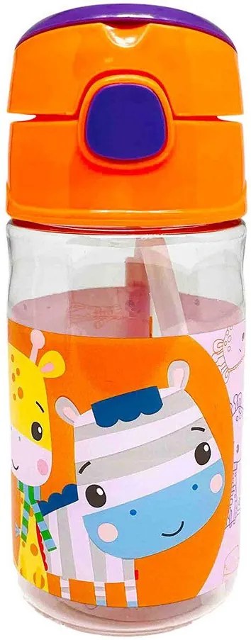 Plastová láhev na pití Fisher-Price se žirafou a zebrou - 350 ml