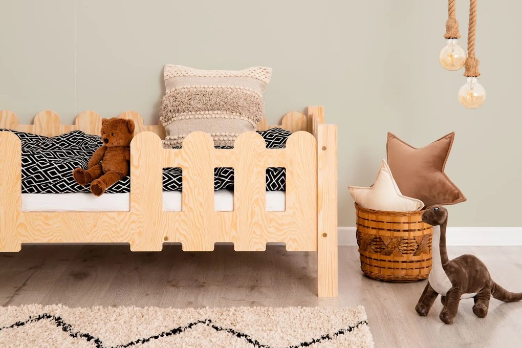 Adeko Dětská dřevěná postel Olaf S - 160x80