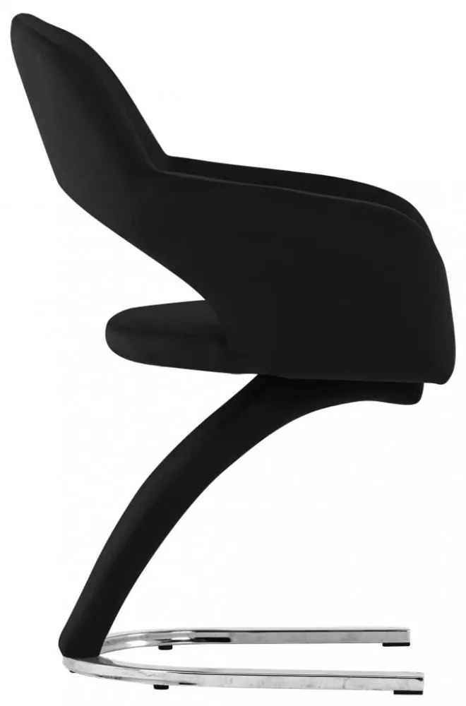Jídelní židle 2 ks samet / chrom Dekorhome Zelená