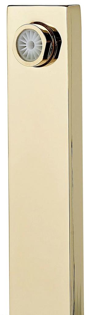 Volně stojící koupelnová baterie zlatá DELLA Beliani