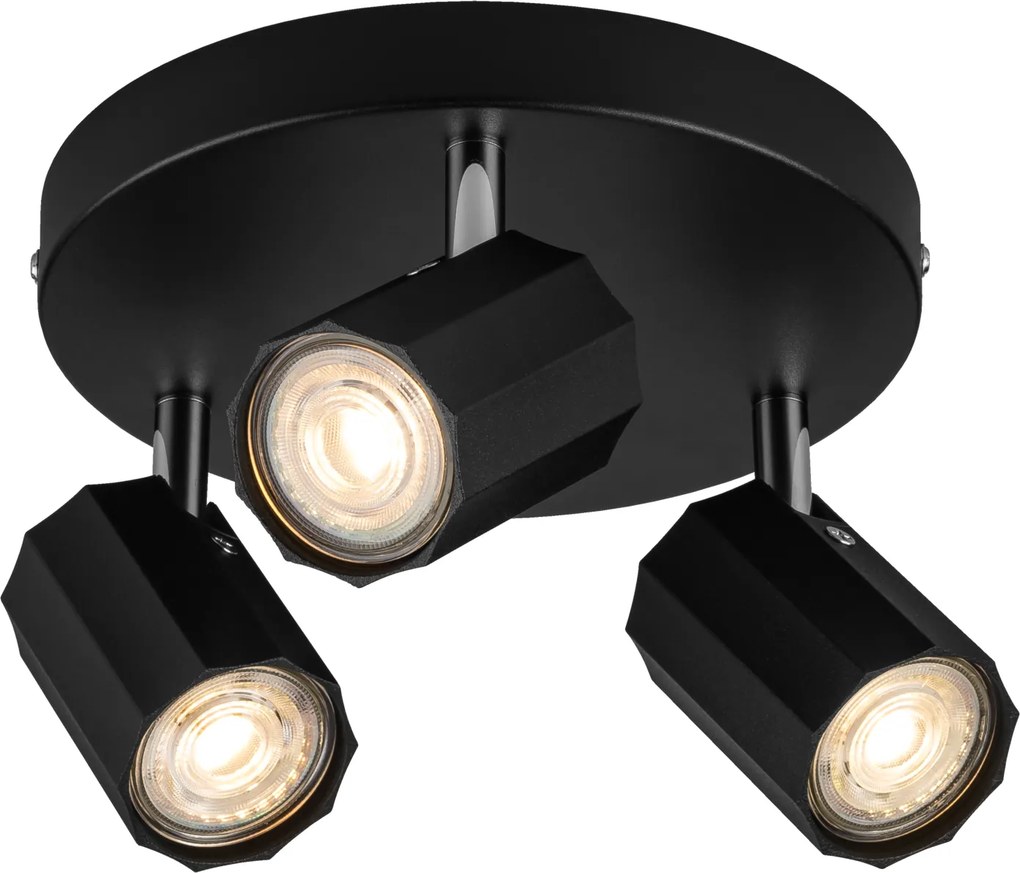 Livarno® Stropní LED svítidlo (stropní bodové svítidlo, černá)