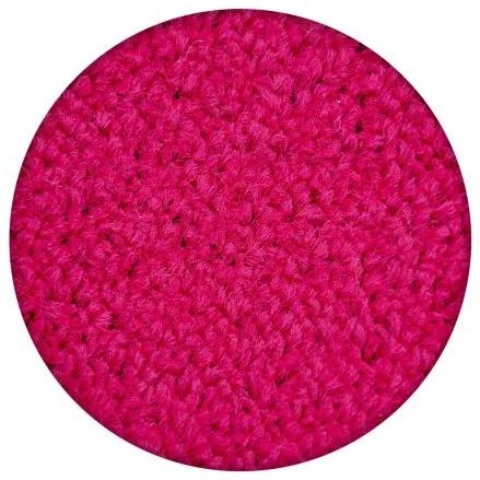 Kulatý koberec ETON růžový Rozměr: průměr 133 cm