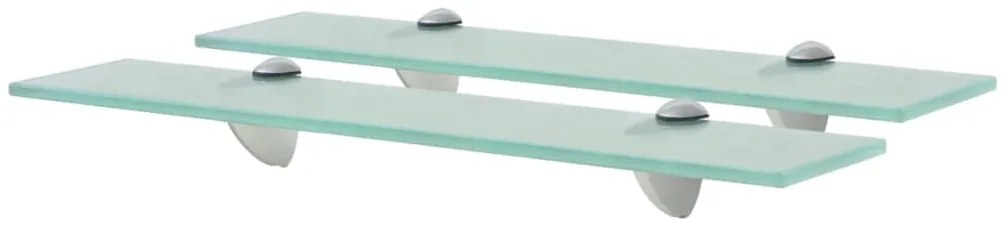 Plovoucí police 2 ks sklo 50 x 20 cm 8 mm 3051520