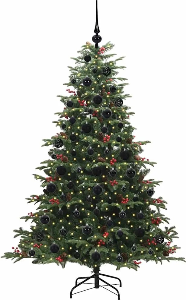 Umělý vánoční stromeček Zelená 180 cm PVC, kov a plast 3395551
