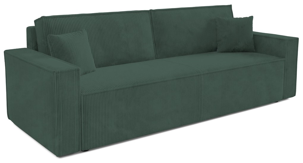 Eka Pohovka BASIC, 240 cm Barva látky: POSO 55 (Světlá šedá)