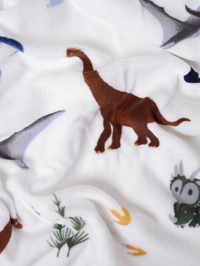 Beránková deka mikroplyš Exclusive 150 × 200 cm – Dinosauři