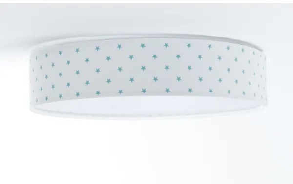 LED Stropní svítidlo GALAXY KIDS LED/24W/230V hvězdičky bílá/tyrkysová